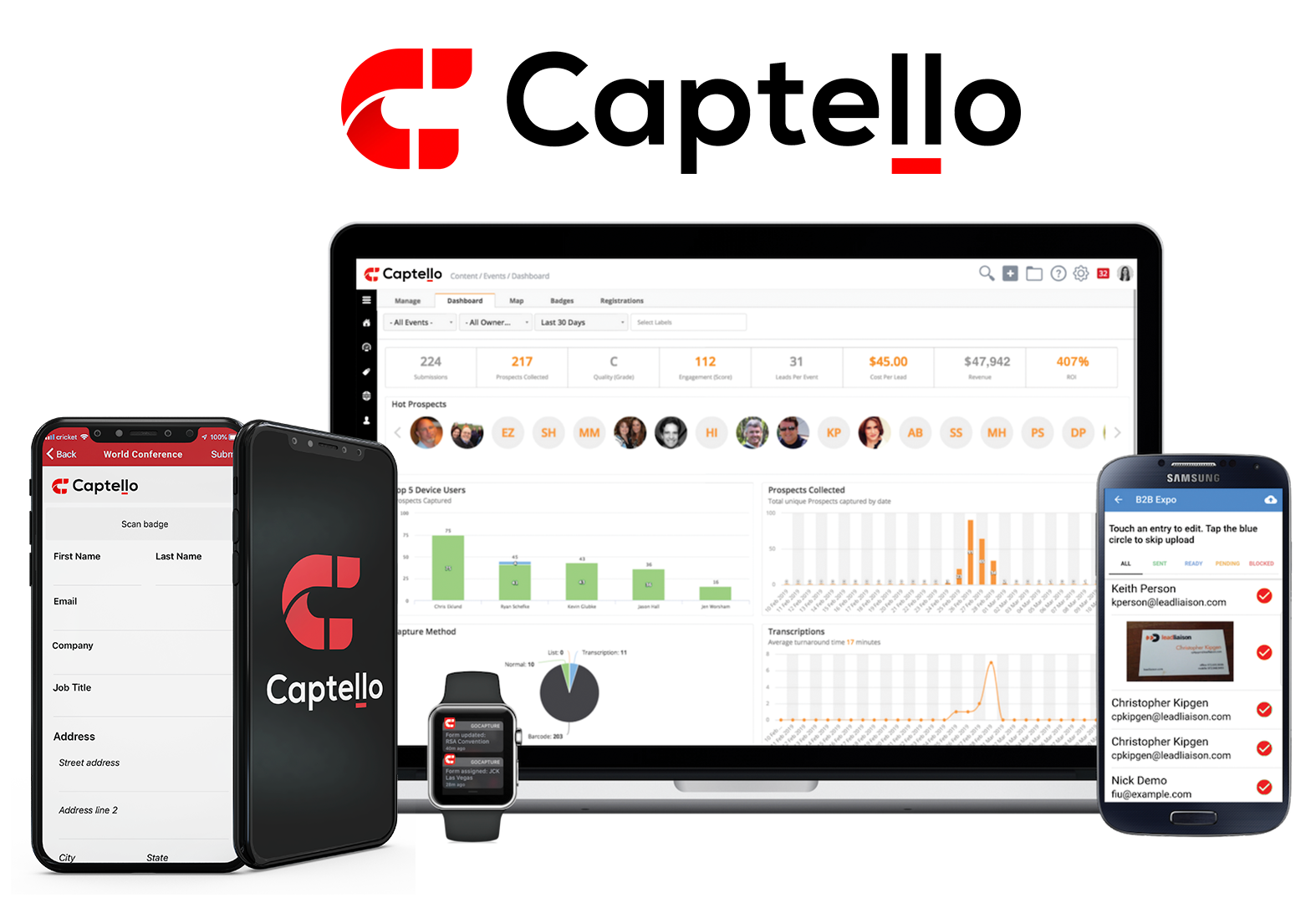 Captello Lead Capture Software - Request a Demo