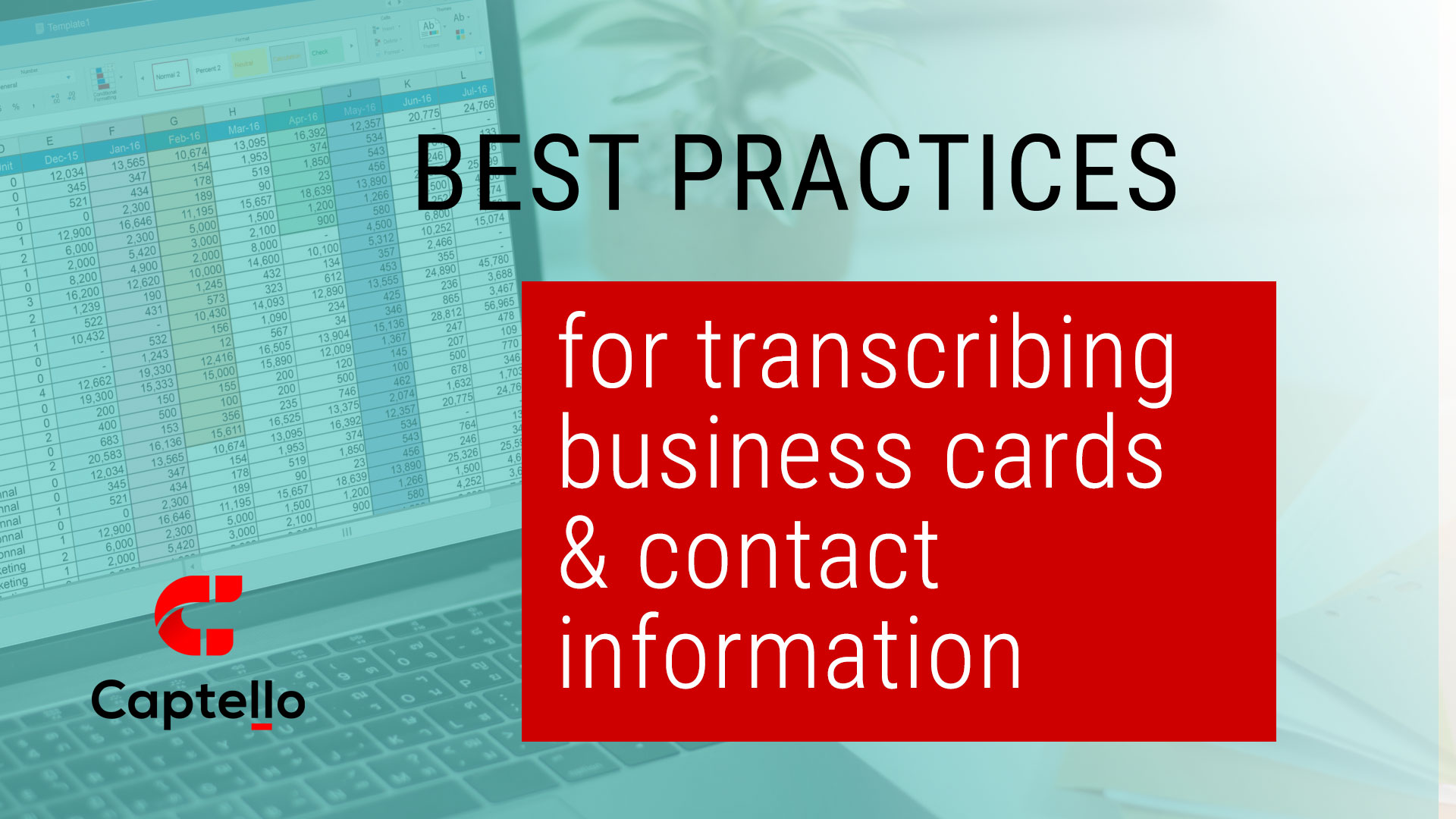 Best Practices for Transcribing Business Cards and Contact Information
