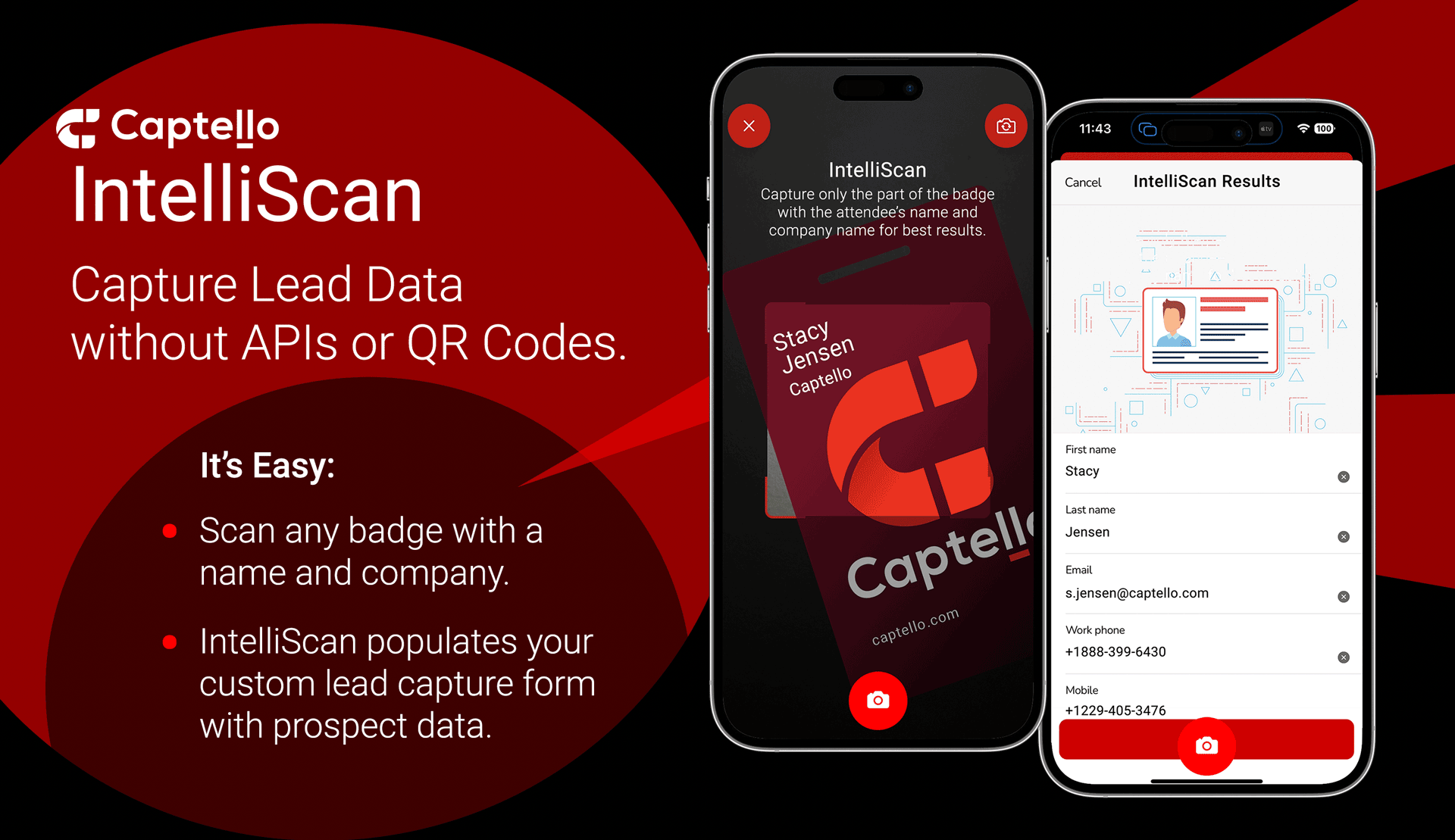 IntelliScan: Scan Badges without API Kits or QR Codes