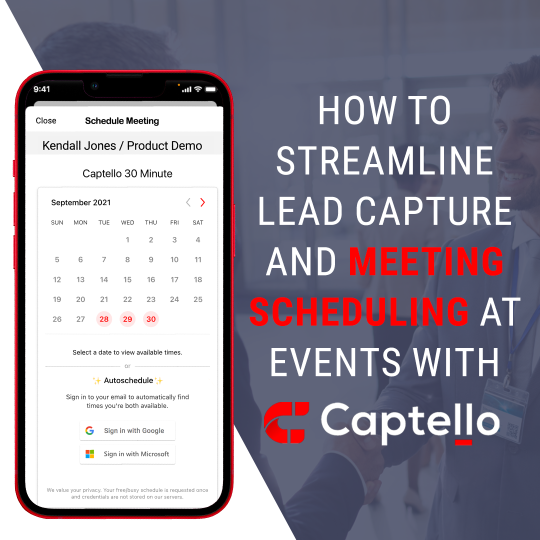 How to Streamline Lead Capture and Meeting Scheduling at Events with ...