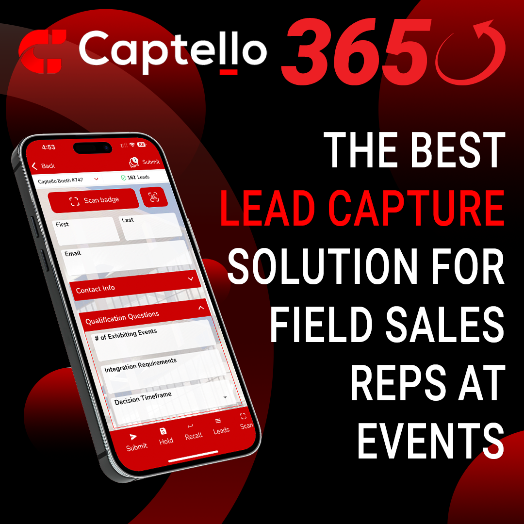 The Best Lead Capture Solution for Field Sales Reps at Events - Captello