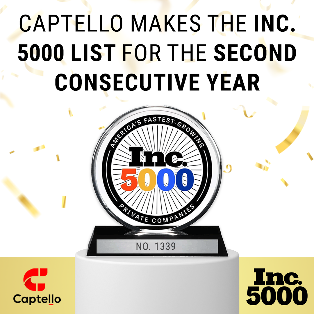 Captello Ranks #1,339 on the 2025 Inc. 5000 List, Increasing Ranking over 2,000 Spaces in Second ...